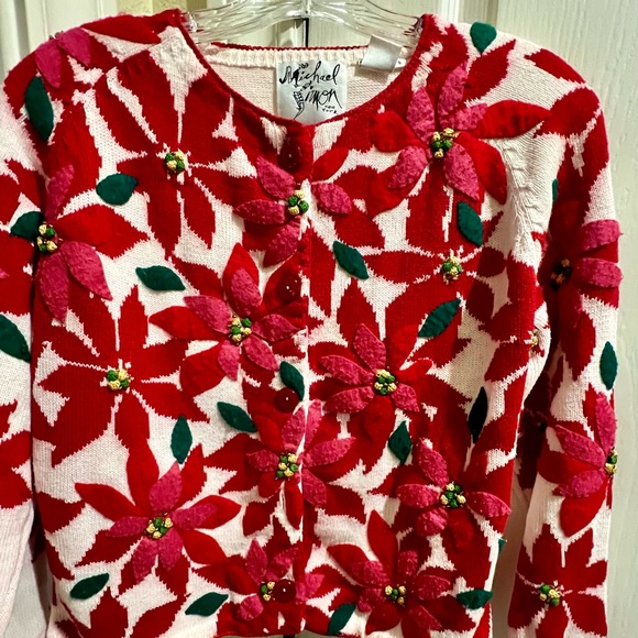 Michael Simon | Sweaters | Vintage Michael Simon Size S Christmas ...